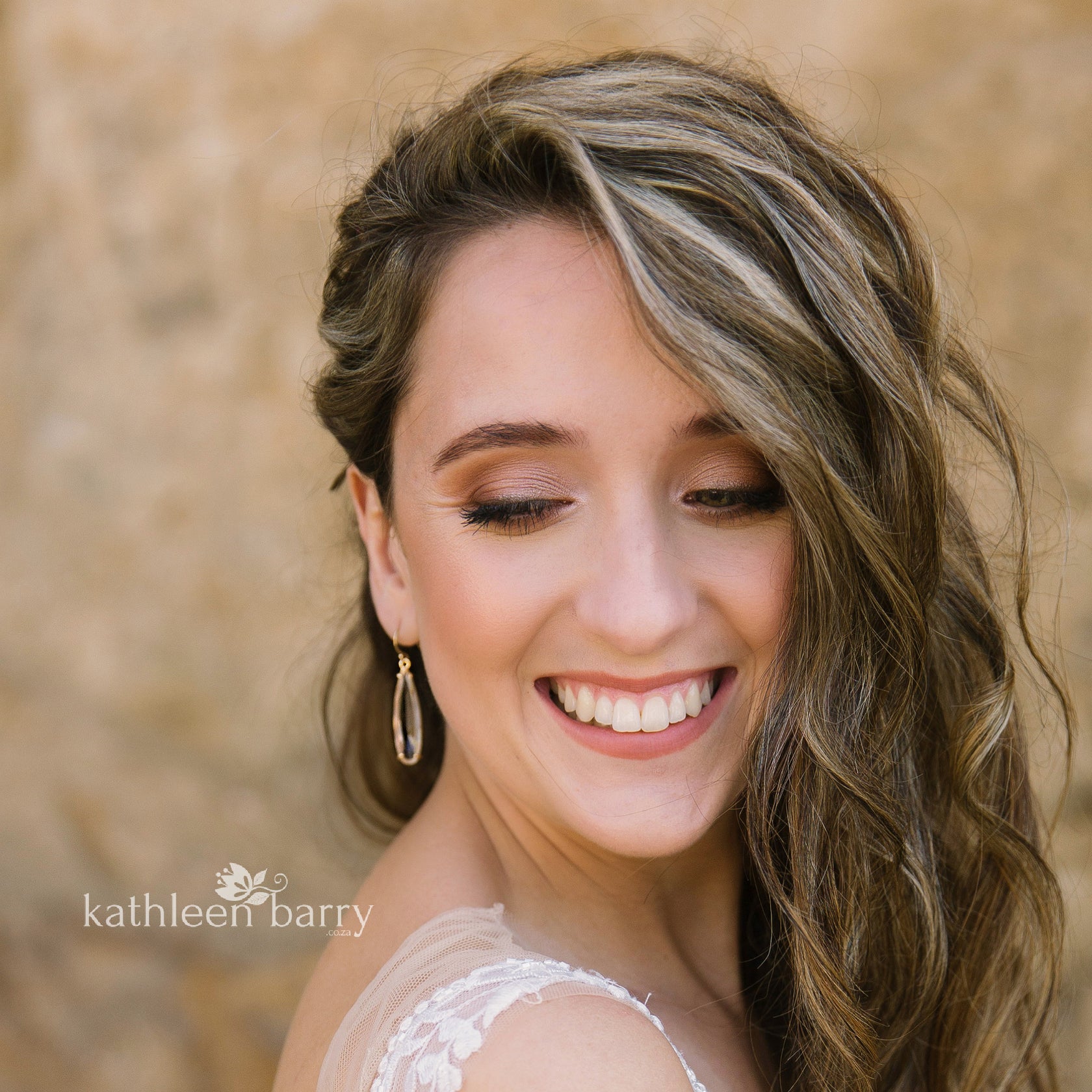 Kendra facetted clear drop gold earring - gold finish only – Kathleen ...